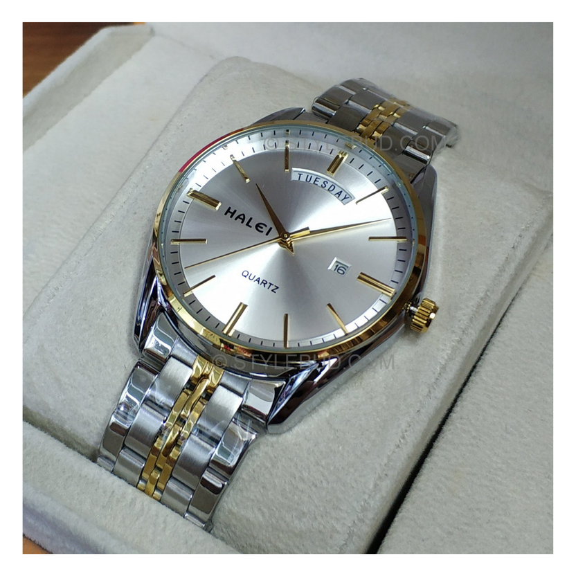 Halei 582M Watch Silver Dial in Bangladesh – STYLEBUD.COM